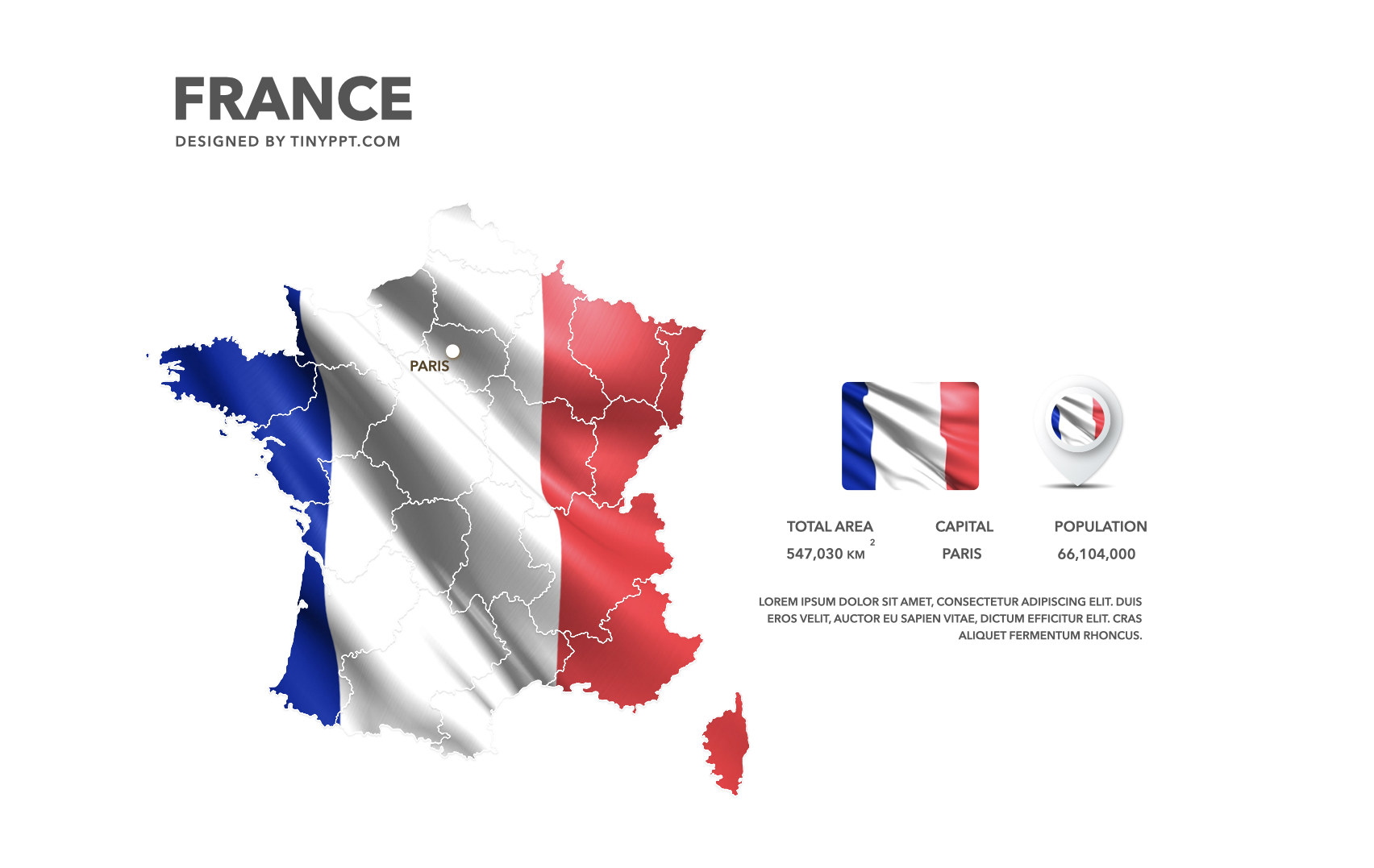 France Map Slide PowerPoint – TinyPPT France Map Slide PowerPoint – TinyPPT