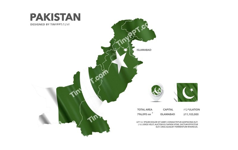 Pakistan Map Slide PowerPoint