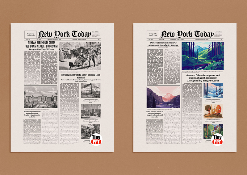 Design Your Own New York Times Newspaper An Editable Template