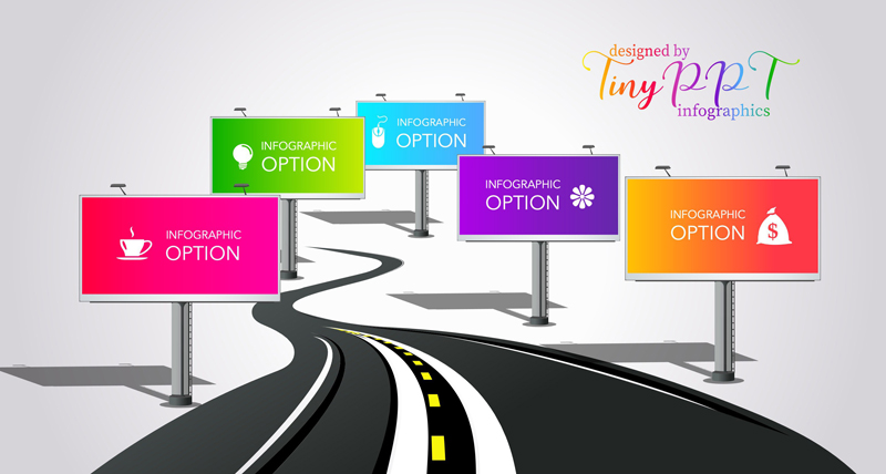Roadmap Smart Art Design Powerpoint