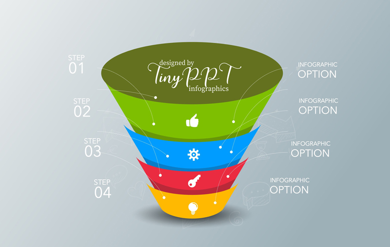 Hierarchy Map Powerpoint Template 