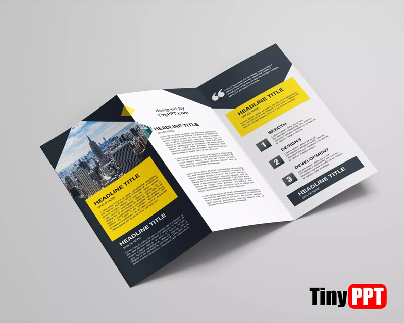 Blank Trifold Brochure Template Google Docs